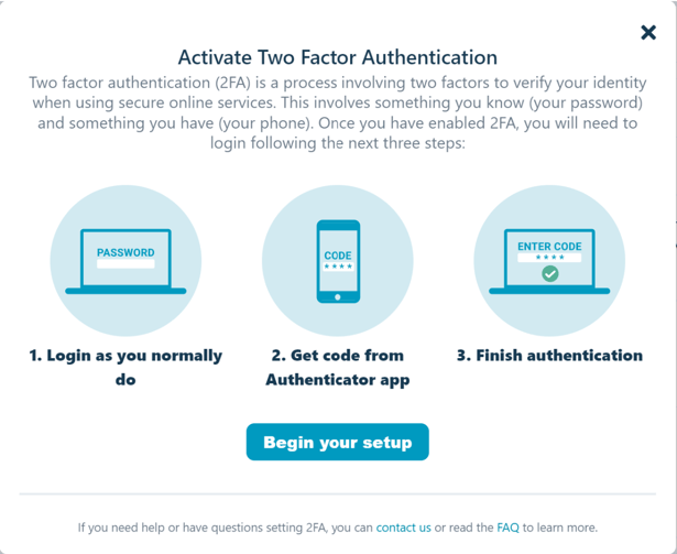 What is 2FA and how to activate it?